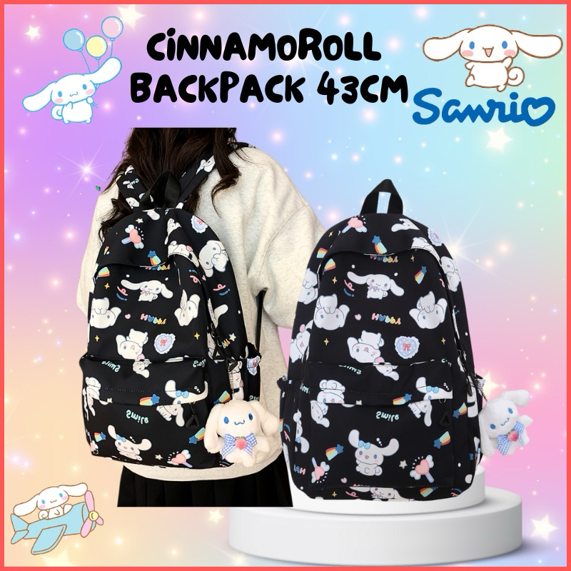🔥2024 New Arrival🔥Black Cinnamoroll Design Student School Backpack ...