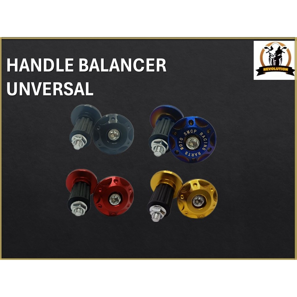 HANDLE BALANCER END GRIP ALLOY UNIVERSAL ( 1 SET=2PCS ) | Shopee Malaysia