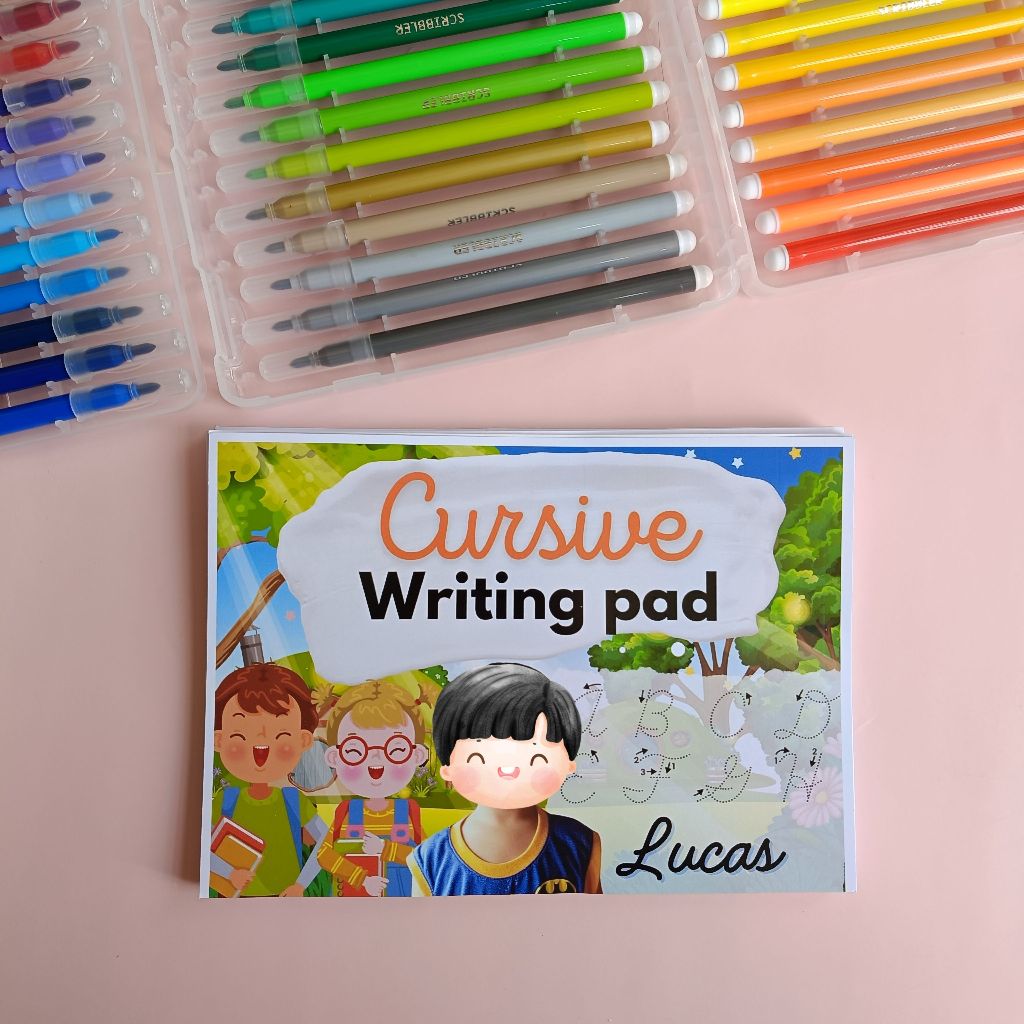A5 Cursive Writing Pad Practice Activity for Kids | Shopee Malaysia