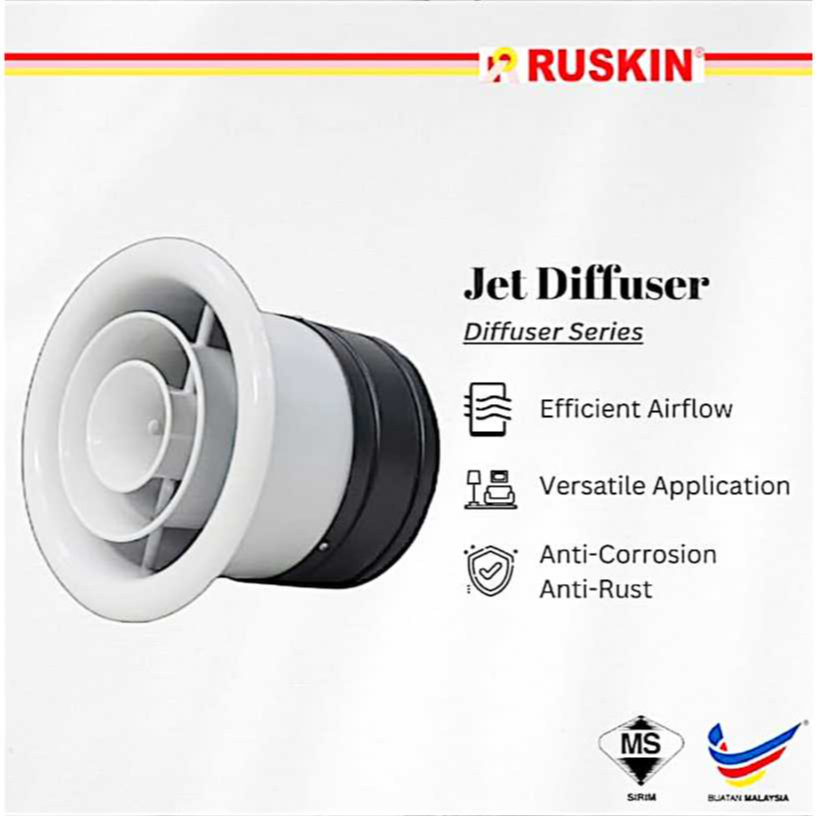 Aluminium Jet Diffuser with Damper | Shopee Malaysia