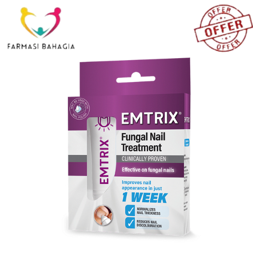[ Exp 11/2025 ] EMTRIX FUNGAL NAIL TREATMENT 10ML - Antifungal Solution ...