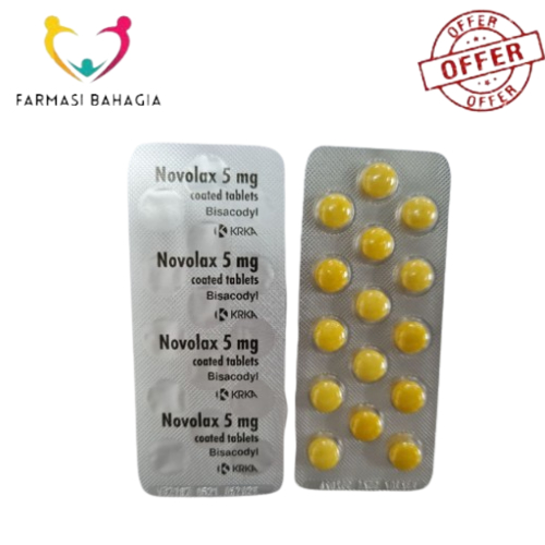 [ Exp 7/2025 ] NOVOLAX TABLET 5MG 15'S (1 strip) - Pil Sembelit ...