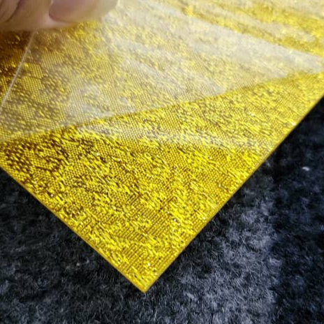 CLOTH GOLD ACRYLIC SHEET 2mm thickness A4 Size | Shopee Malaysia