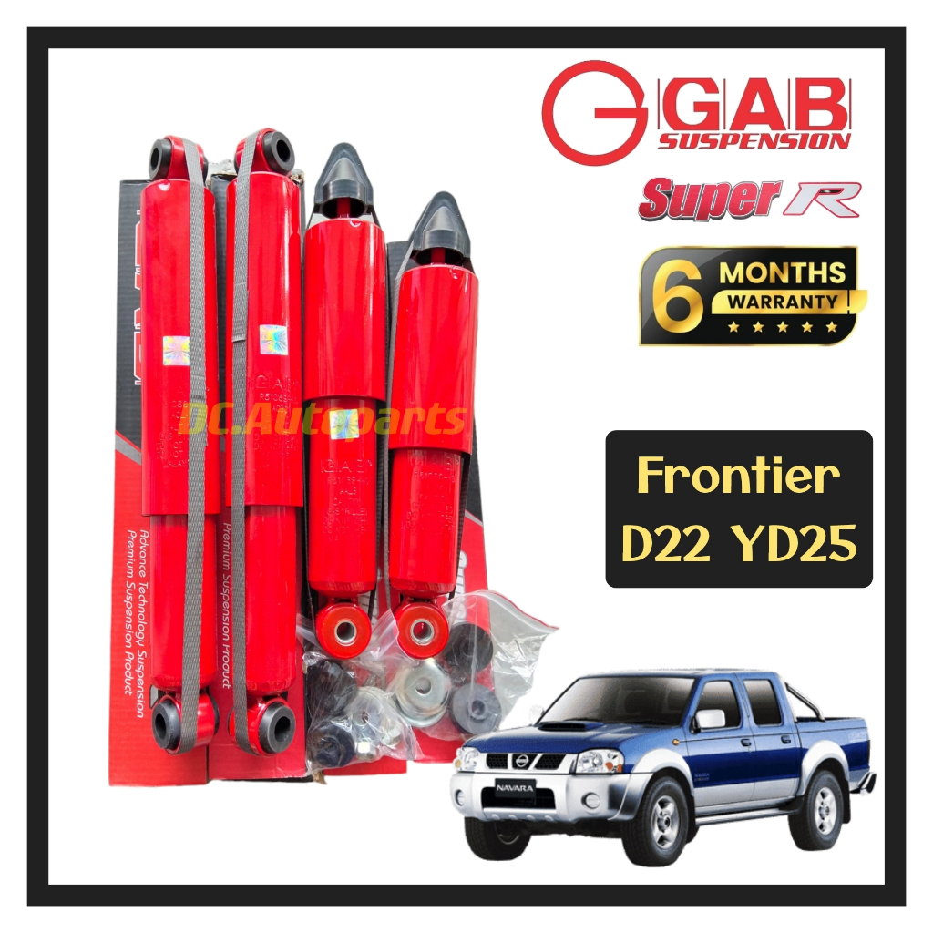ORIGINAL GAB SUPER R HEAVY DUTY ABSORBER NISSAN FRONTIER D22 YD25 FRONT ...