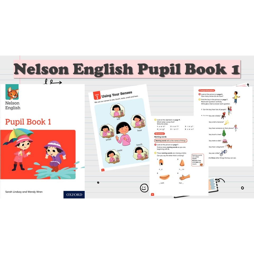 [PRE411] 146 pages Nelson English Pupil Book 1 Workbook Worksheet for ...