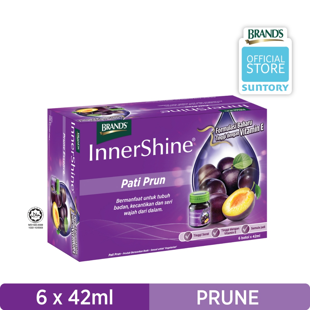 BRAND'S InnerShine Prune Essence with Vit E (6 x 42ml) | Shopee Malaysia