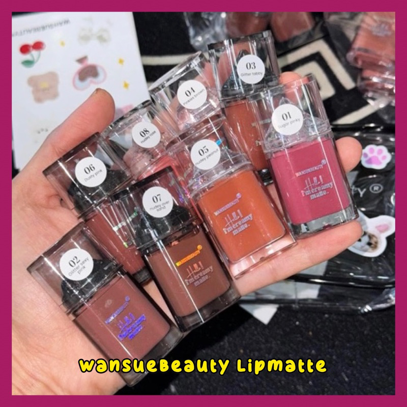 WANSUE BEAUTY LIPMATTE CREAMY MATTE 4ML | Shopee Malaysia