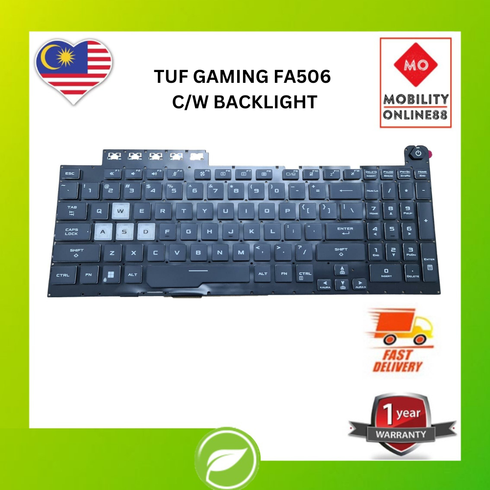 ASUS TUF GAMING F15 - FA506 A15 FX506 FA706 AEBKXU00010 0KNR0-661VUS00 V191346AS1 C/W BACKLIGHT ...