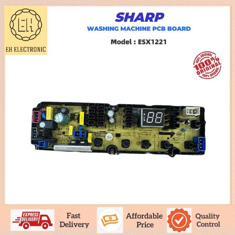 ESX1221 Sharp Washing Machine PCB Board *ORIGINAL* | Shopee Malaysia