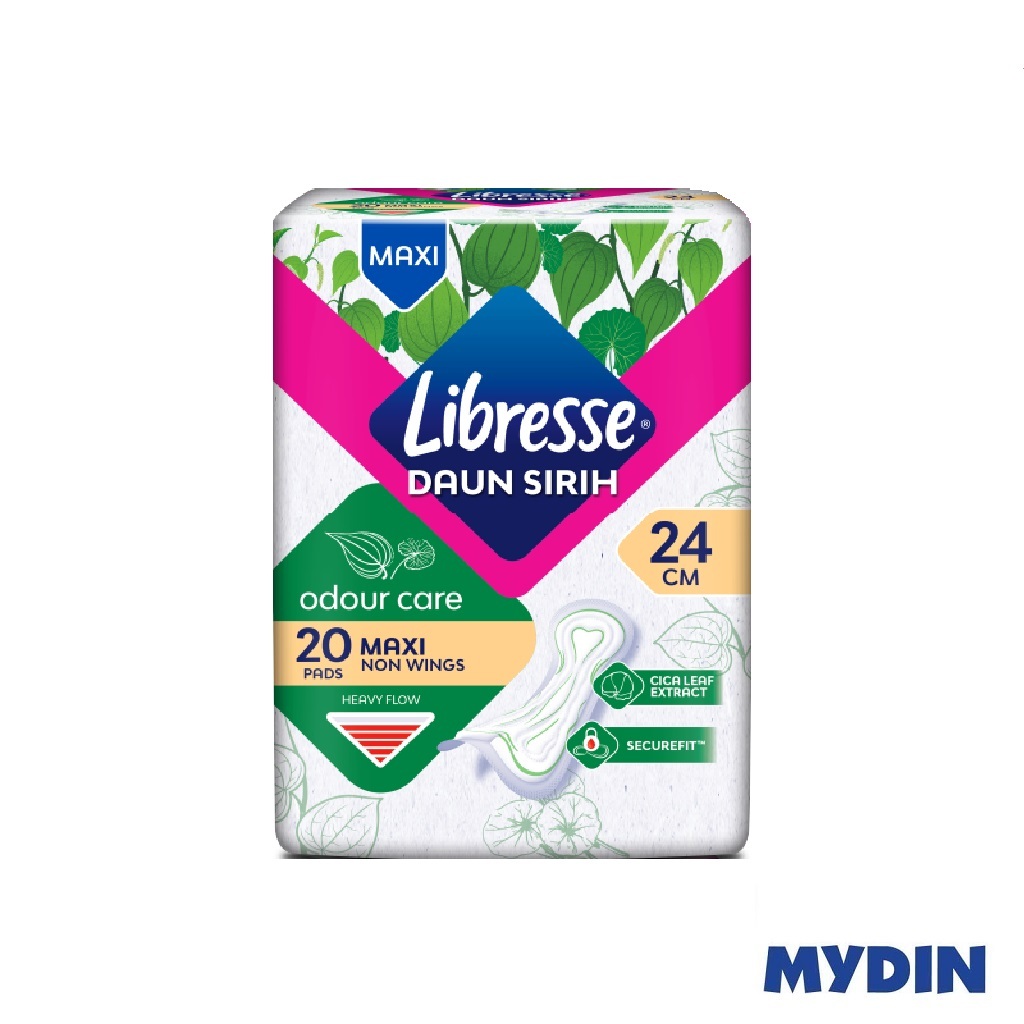 Libresse Daun Sirih Pad Maxi Non Wings 24cm (20's) | Shopee Malaysia