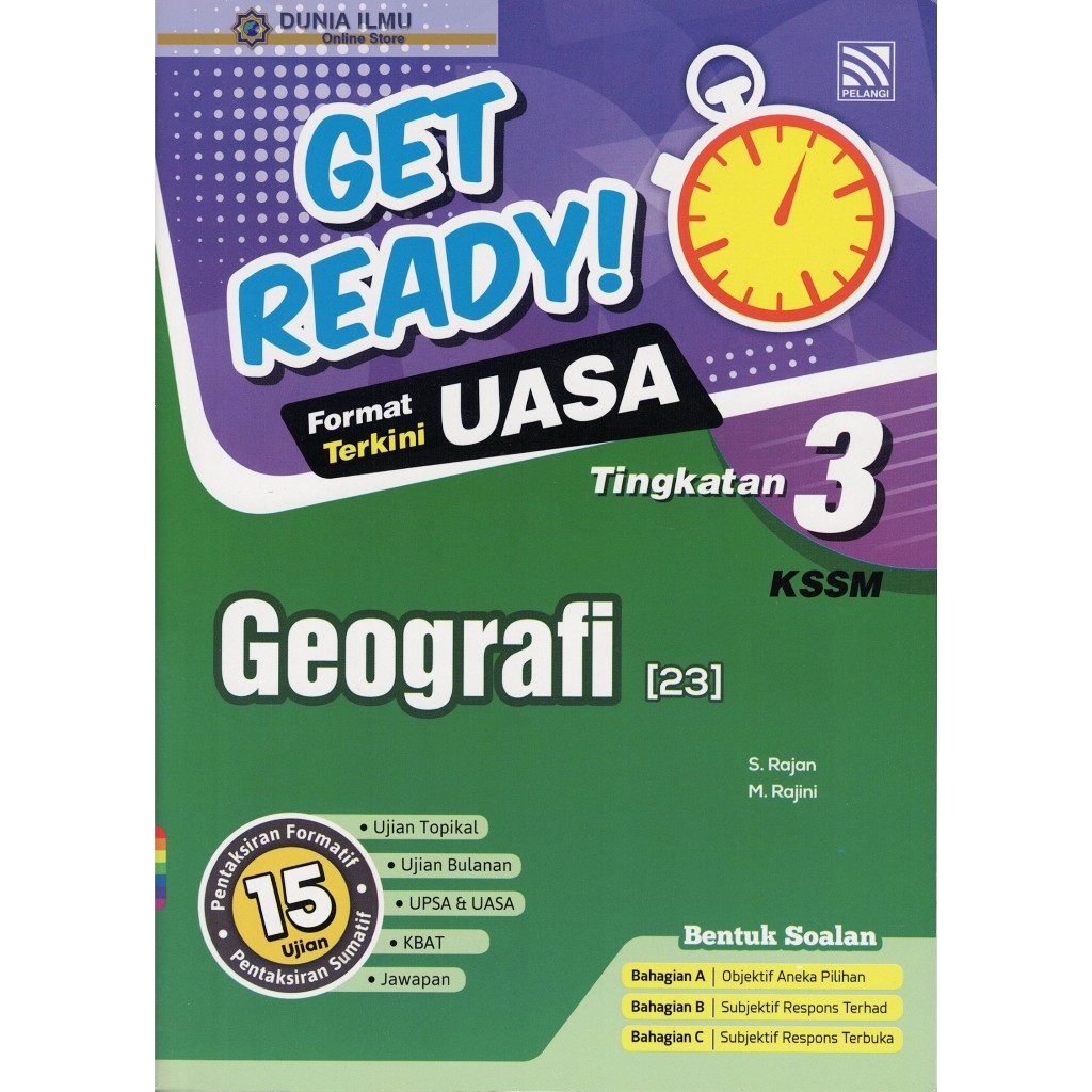 BUKU LATIHAN : GET READY! FORMAT TERKINI UASA GEOGRAFI ( 23 ) TINGKATAN ...
