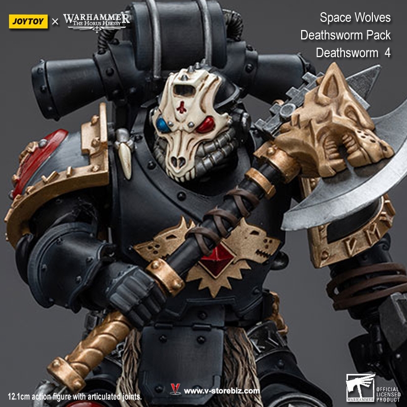 Space Wolves Deathsworn 4 JOYTOY Warhammer The Horus Heresy: 1/18 Scale ...