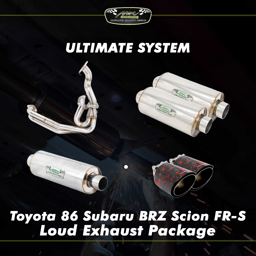 Toyota 86 Subaru BRZ Scion FR-S Loud Exhaust Package | Shopee Malaysia