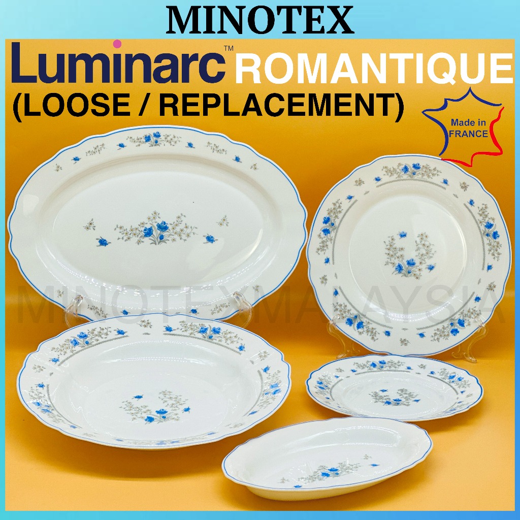 Luminarc Romantique Plate/Bowl/Oval Plate/ Luminarc Loose / Luminarc ...