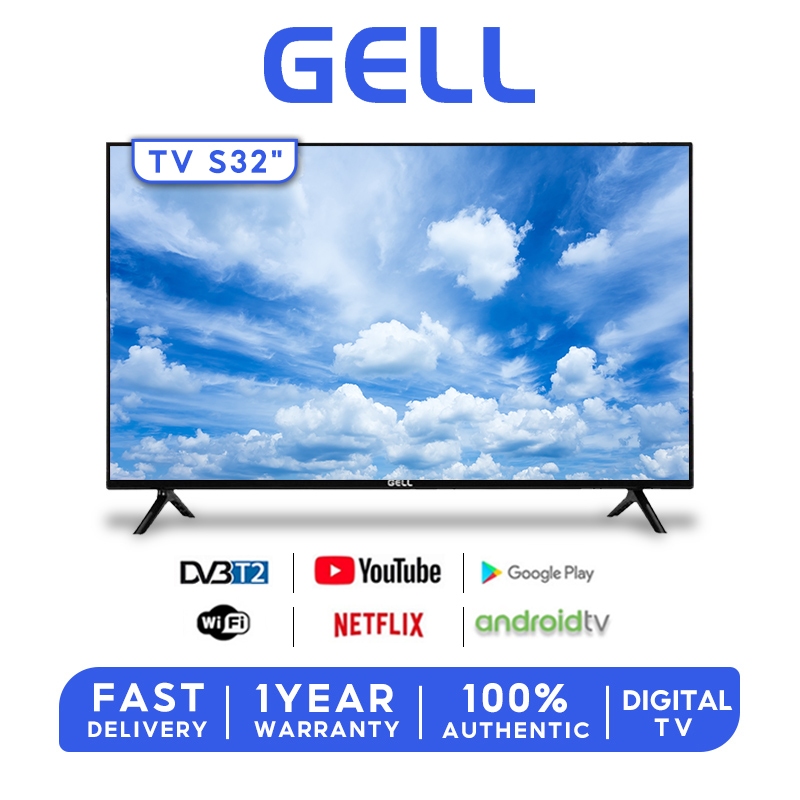 GELL/Sakura Smart TV LED TV 32 inch FHD Android TV With WiFi/YouTube ...