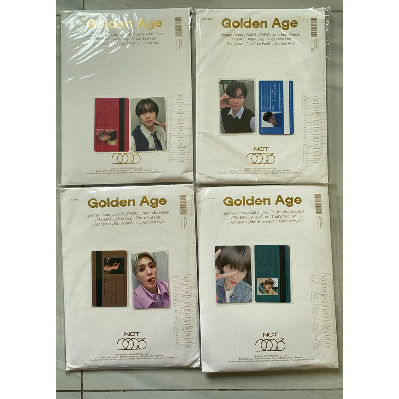 NCT - 4th album [ Golden Age ]_Collecting version | Shopee Malaysia