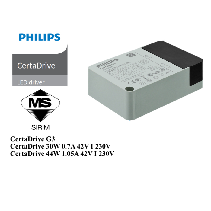 Philips CertaDrive G3 30W, 44w LED Driver, Constant Current Driver, Led ...