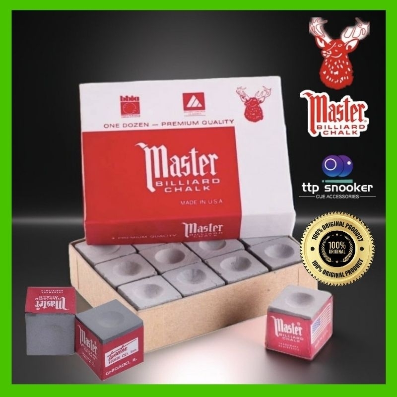 Original MASTER chalk grey us imported tweeten 1box (12pcs) | Shopee ...