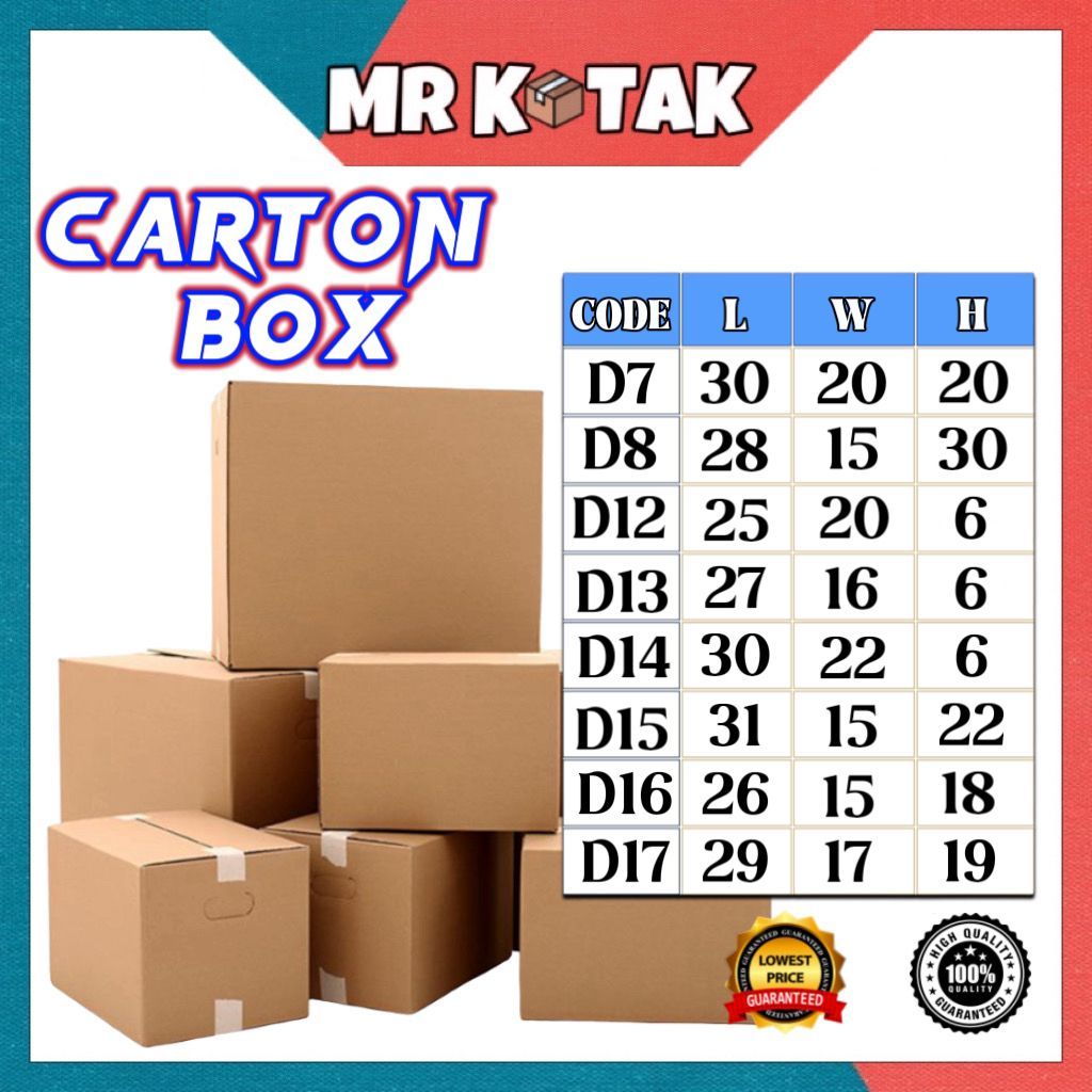 Kotak Carton Box Kotak Hantaran Packaging Box Packing Box Big Box ...