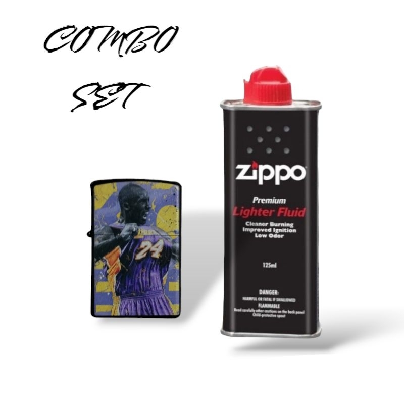🔥Original Zippo Fluids 125ml +NBA Series Oil Lighter | Shopee Malaysia