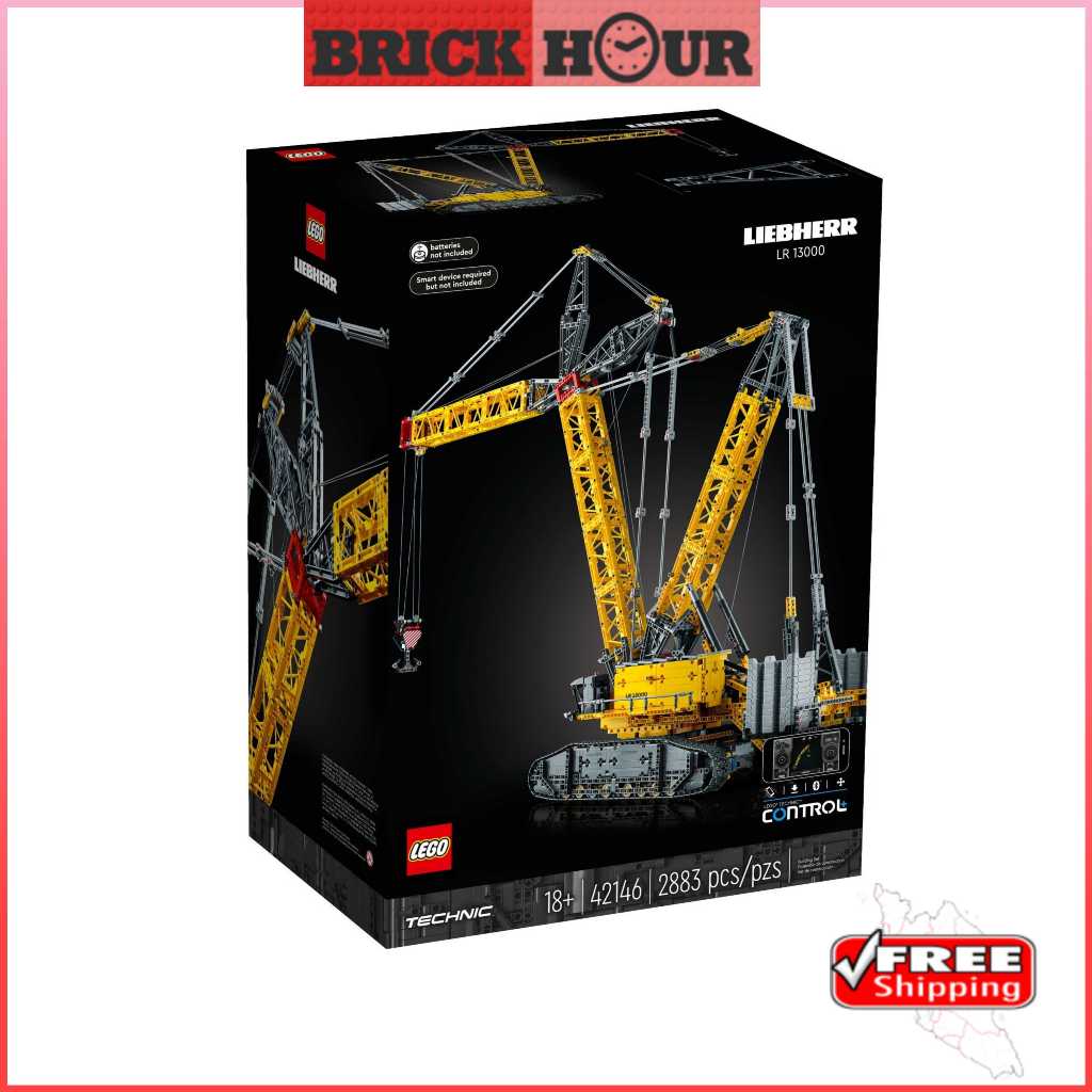 LEGO TECHNIC 42146 Liebherr Crawler Crane LR 13000 | Shopee Malaysia
