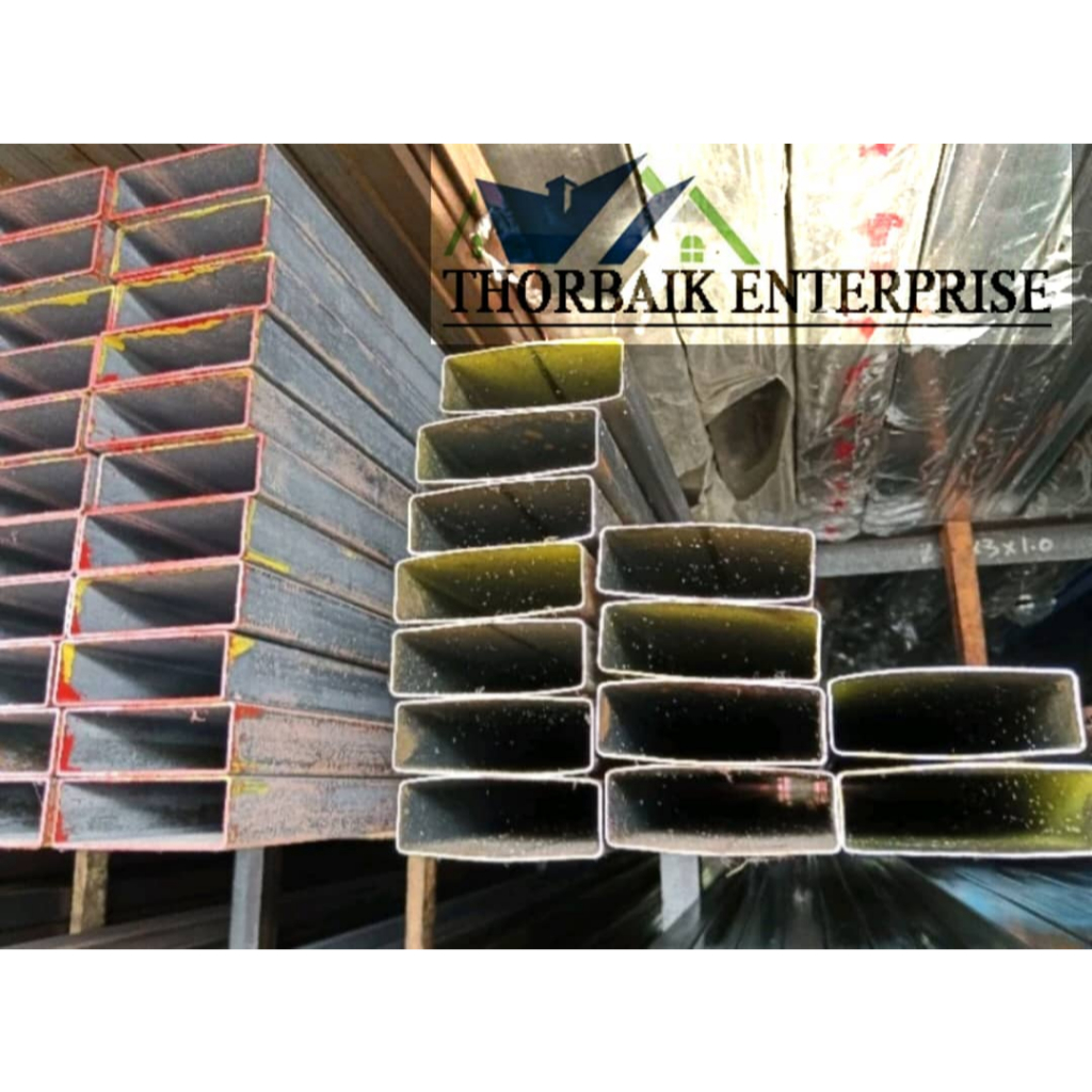 (PANJANG 6 ft - 9 ft) BESI / MILD STEEL HOLLOW 2" x 5" | Shopee Malaysia
