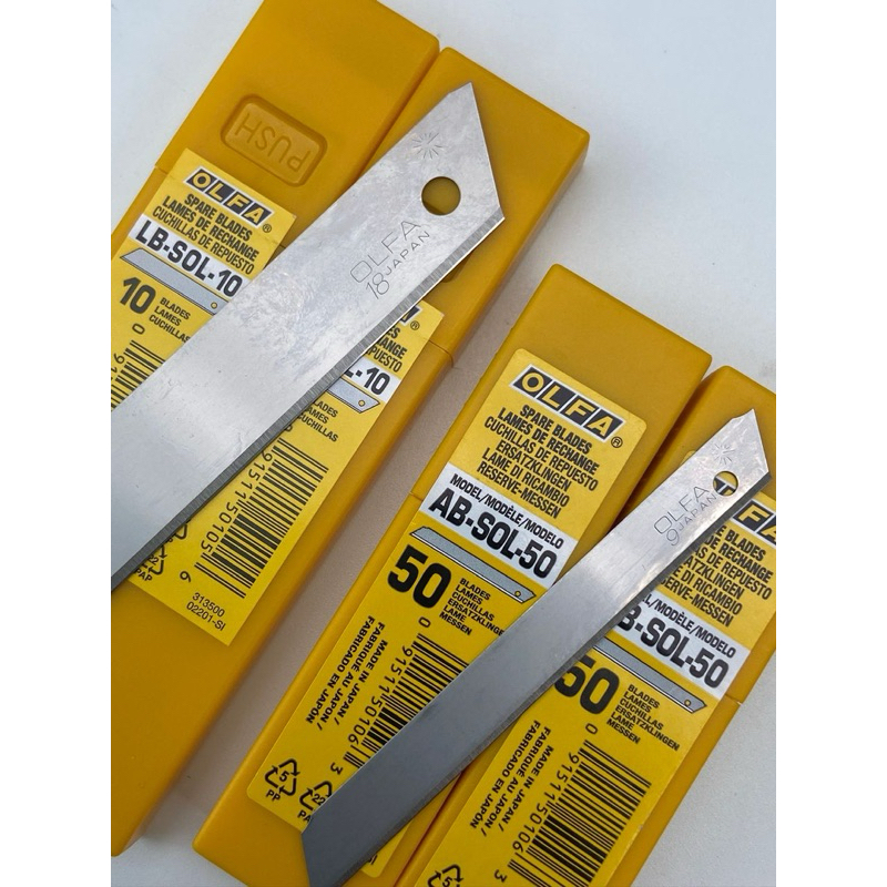 Japan OLFA Cutter Blade (LB-SOL-10 )!!! Ready stock !!! | Shopee Malaysia