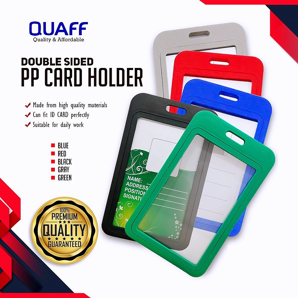 ID card holder vertical ID card holder badge holder name label holder ...