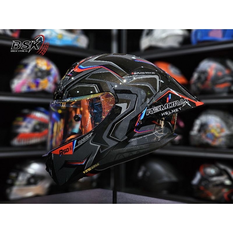 Original RSMORAX (Motorax) R50s Pro Shadow Full Face Helmet | Shopee Malaysia