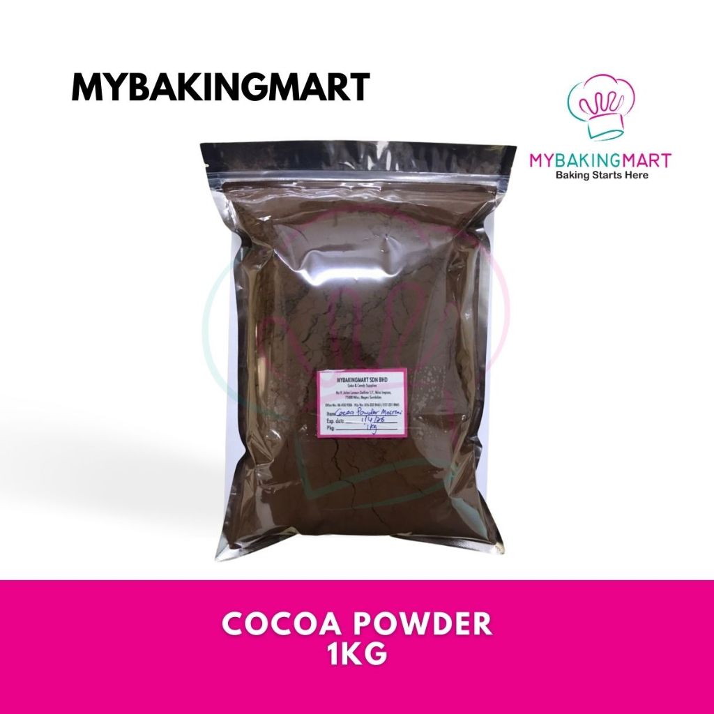 Masrani Alkalized Cocoa Powder 1kg (Repacked) - Serbuk Koko Halal | Shopee Malaysia
