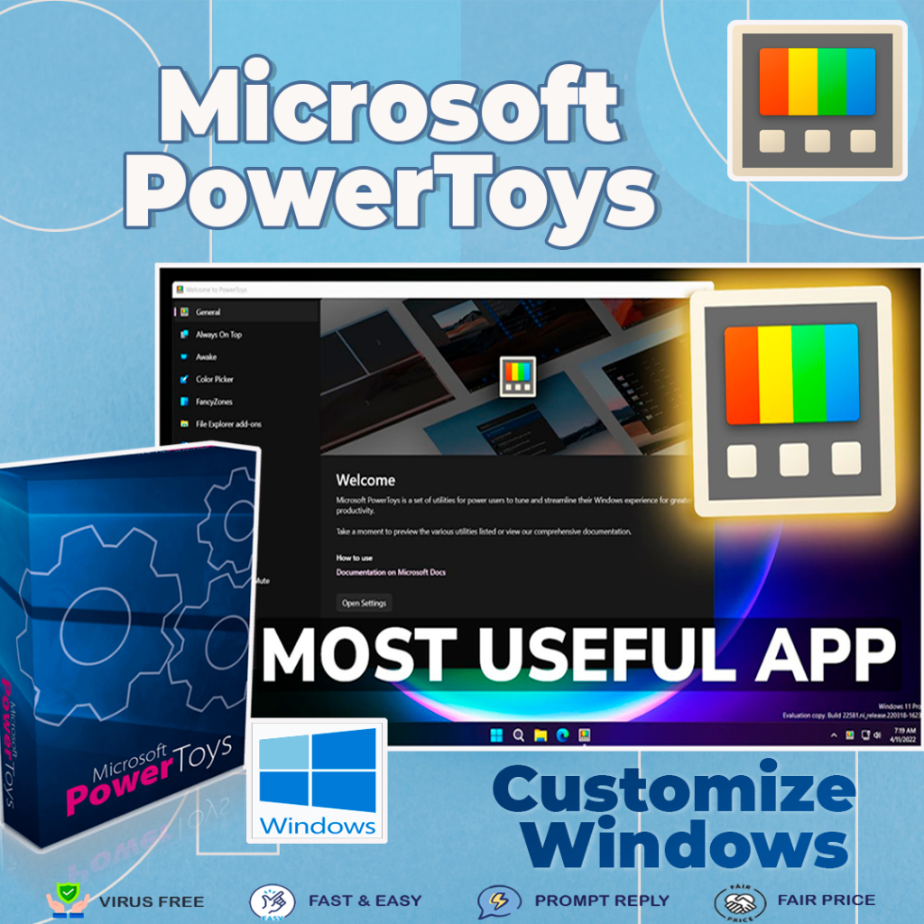 PowerToys | Free Ware | Customize Windows | Keyboard Manager | Multi ...