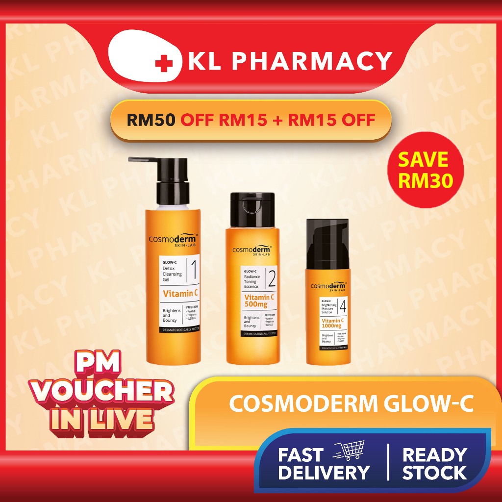 Cosmoderm Vitamin Glow-C Glowing (Orange) | Shopee Malaysia