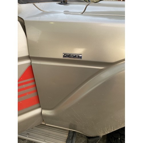 Diesel Emblem Classic Wording Car Vehicle Badge Sticker - Red/Black ...