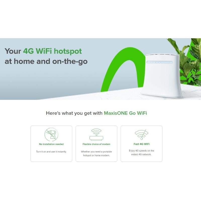 ZTE 4G CPE MF283V Wireless Router Maxis One Go WiFi 138 | | Shopee Malaysia