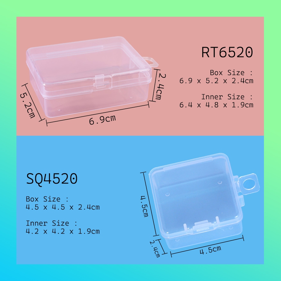 Mini Storage Box Bekas Plastik Cangkuk Pancing Pin Hijab Pin Tudung ...