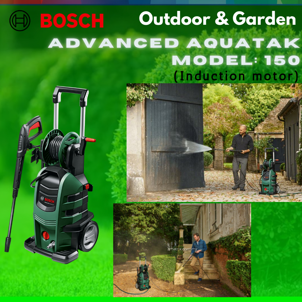 Original Bosch Pressure Cleaner Water Jet Advanced Aquatak 150 | Shopee ...