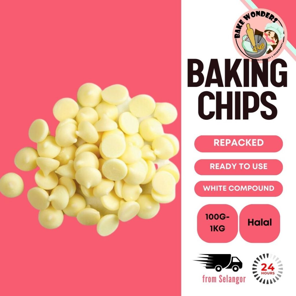 White Chocolate Chips/White Compound Chip/ White Chips/ White Baking ...