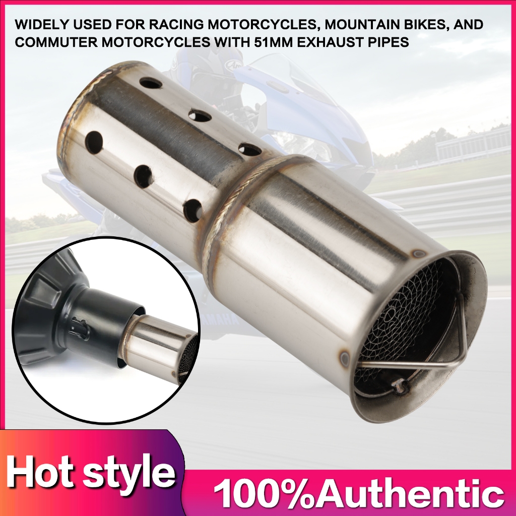 Universal 51MM Motorcycle Exhaust Pipe Muffler Insert DB Killer Noise ...