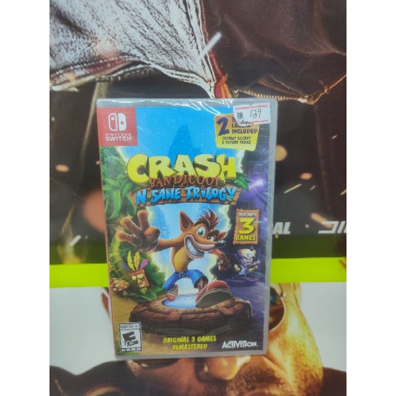 (New Sealed ) Crash Bandicoot Nintendo Switch Game Card | Shopee Malaysia