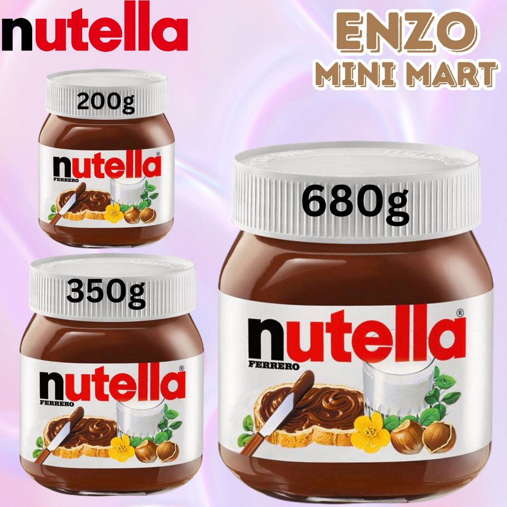 NUTELLA HAZELNUT SPREAD WITH COCOA 200G 350G 680G | Shopee Malaysia