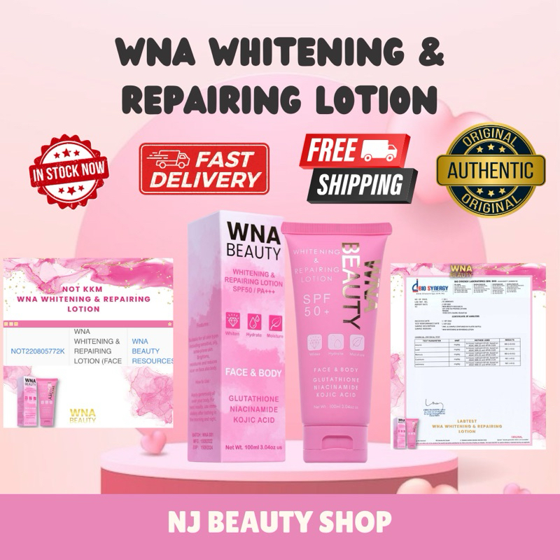 WNA LOTION WHITENING & REPAIRING 💯 ORI HQ | Shopee Malaysia
