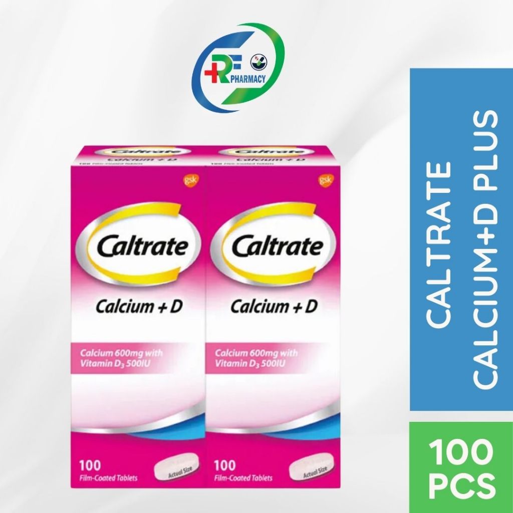 Caltrate Calcium+D Plus - 100 Tablets | Shopee Malaysia