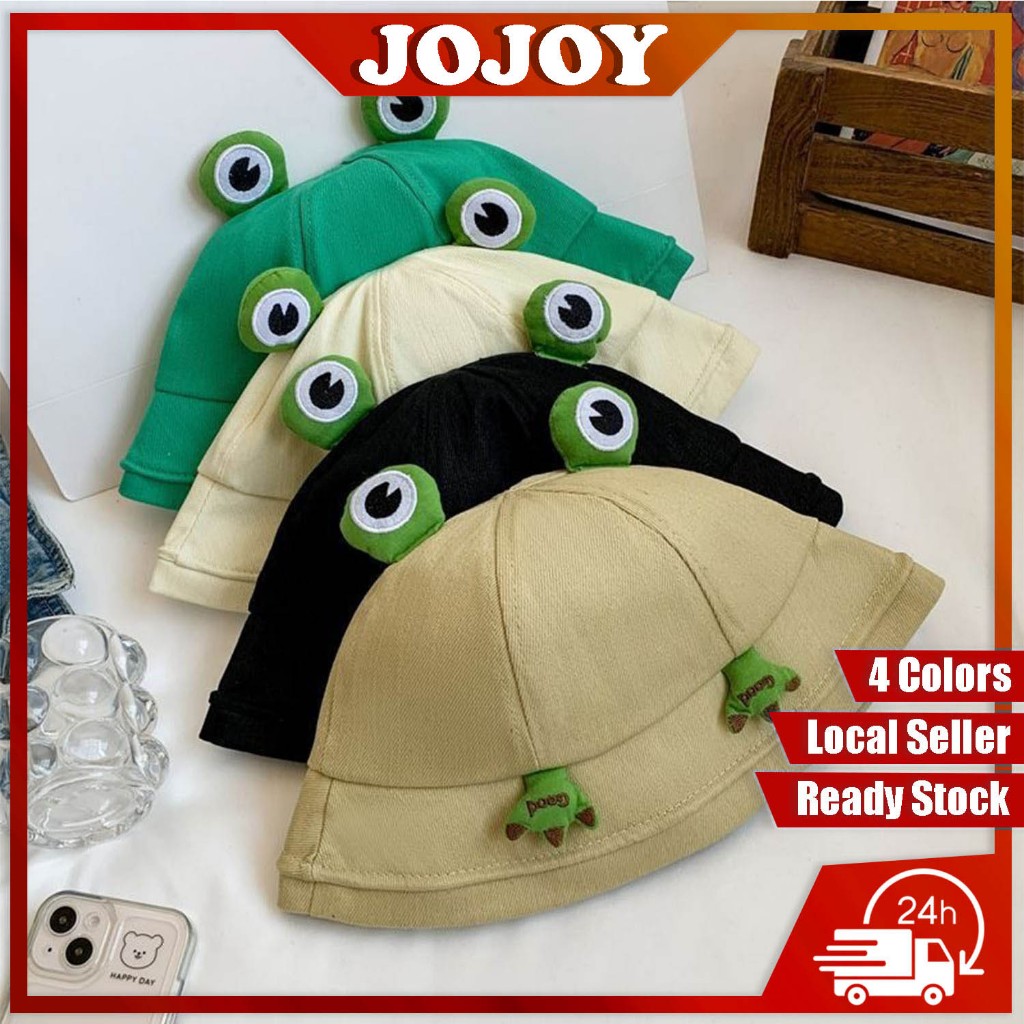JOJOY Cute Frog Hat Korean Style Summer Fisherman Hat Women Student Sun ...