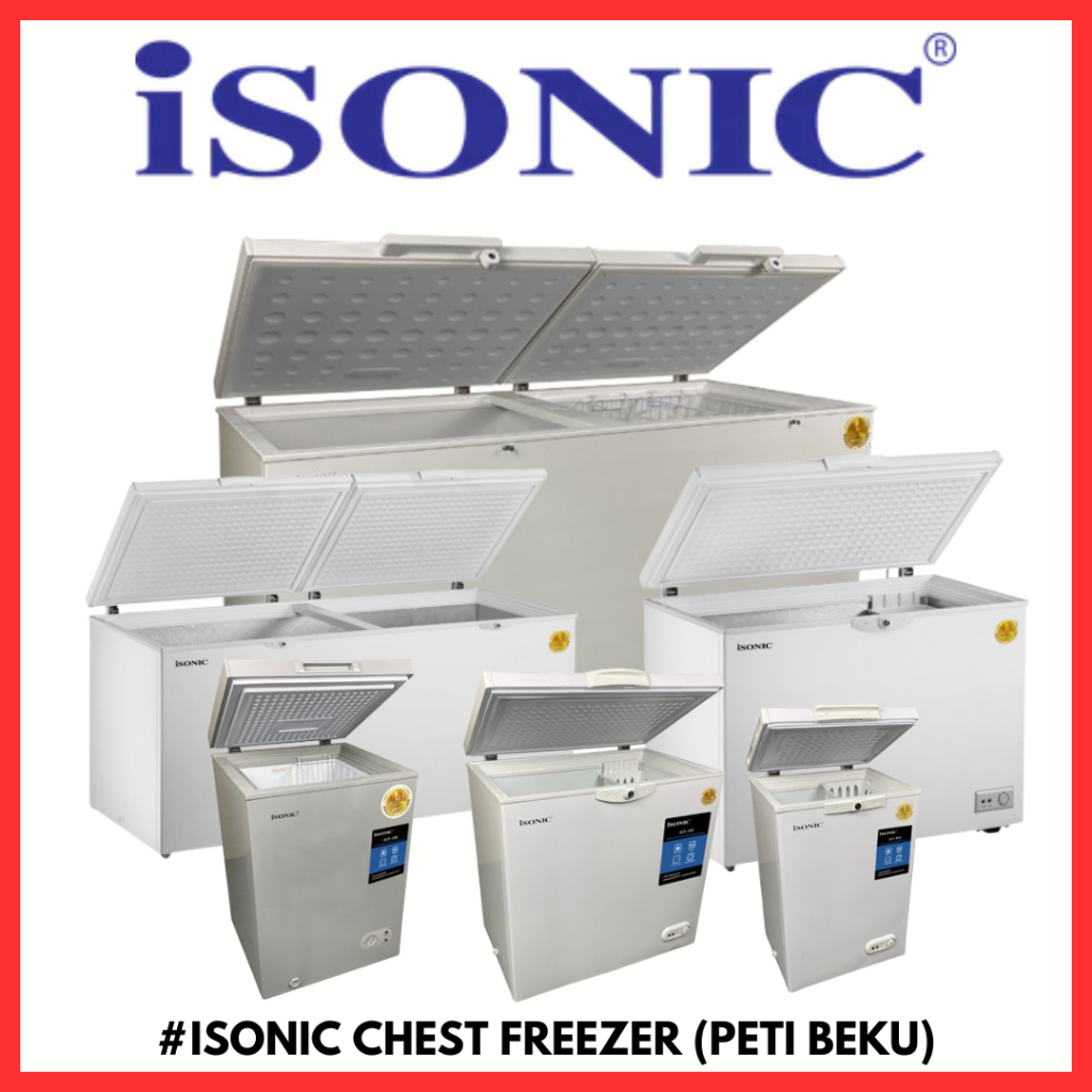 ISONIC CHEST FREEZER ICF-182 170L, PETI BEKU, FROZEN, 冷冻柜 | Shopee Malaysia