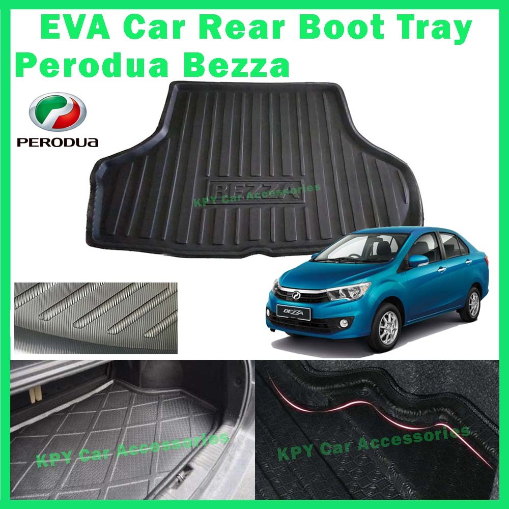 Perodua Bezza Custom Fit OEM Car Rear Boot Tray Luggage Cargo Trunk ...