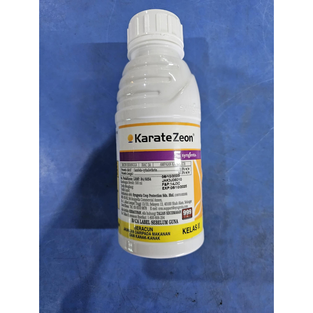 (+-500ml) Racun serangga lambda-cyhalothrin --- 2.5%w/w Syngenta Karate Zeon | Shopee Malaysia