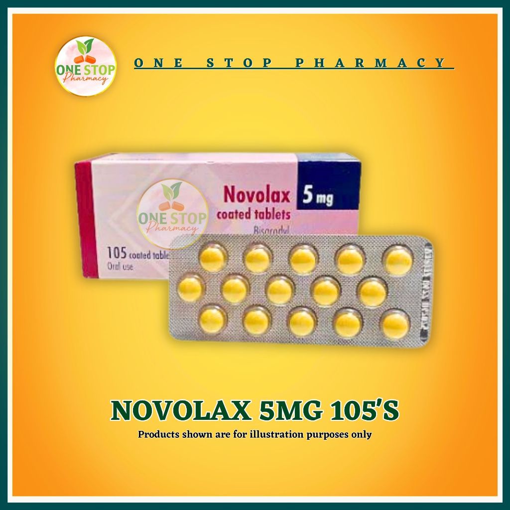 NOVOLAX BISACODYL 5mg 105s [Expiry Date: 01/2026] Laxative Tablet ...