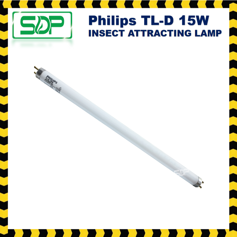 Philips TL-D 15W Insect Attracting Lamp / UV Lamp / Tiub Lampu Lalat ...