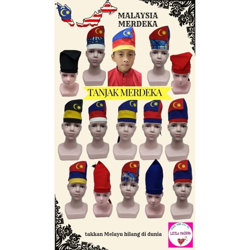Tanjak merdeka sampin merdeka aksesori merdeka tanjak budak sampin ...