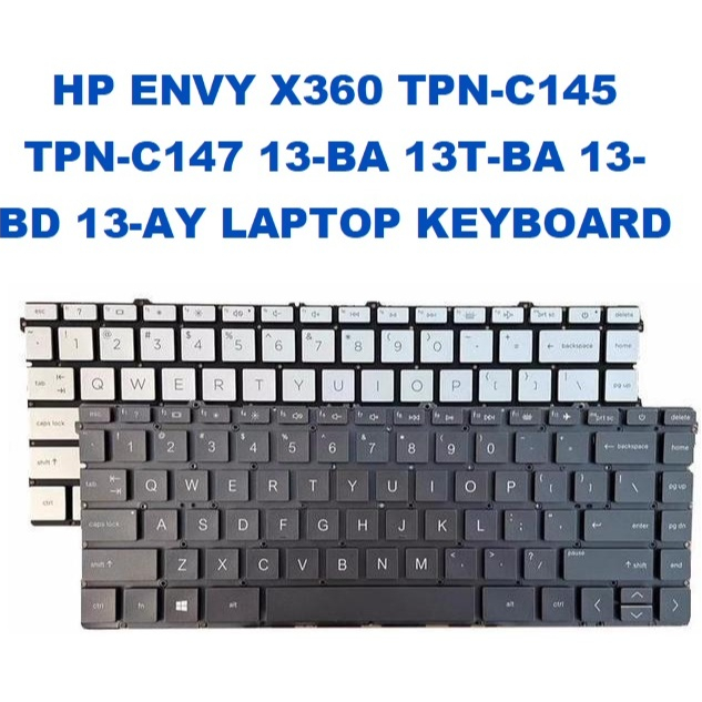 DARK BROWN & SILVER HP ENVY X360 TPN-C145 TPN-C147 13-BA 13T-BA 13-BD ...